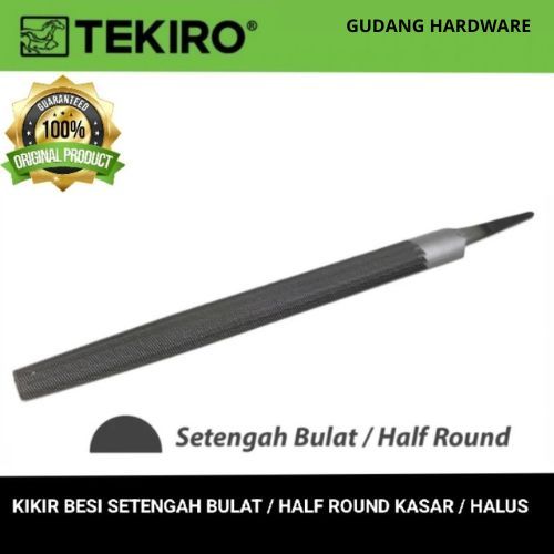 Jual tekiro kikir besi 1/2 bulat / half round sangat tajam dan awet ...