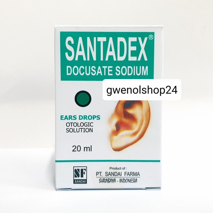 Jual Obat Tetes Telinga Santadex Ear Drops 20 ml | Shopee Indonesia
