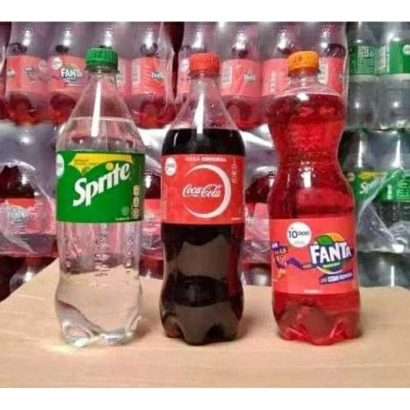 Jual FANTA, SPRItE, CoCA cola ukuran 1 liter isi 12 pcs | Shopee Indonesia