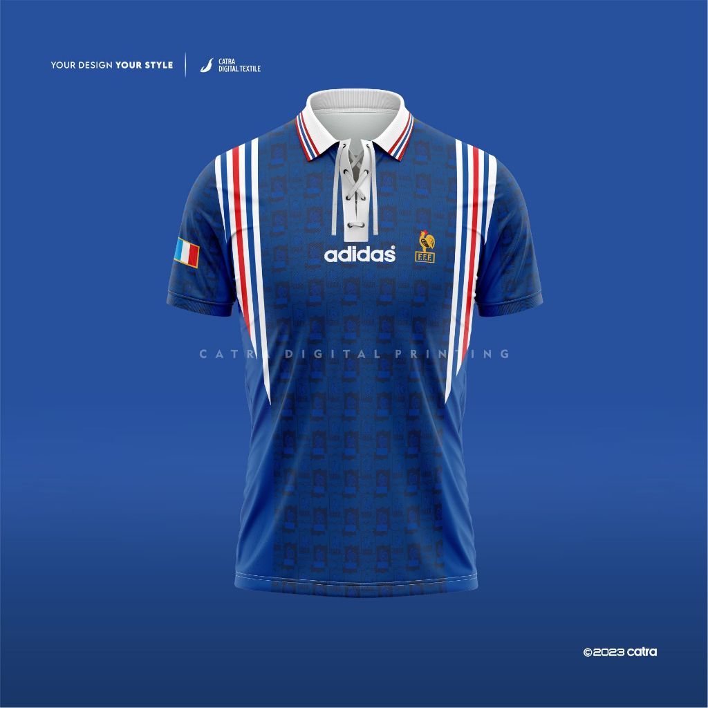 Jual Jersey Retro Kerah Tali Custom | Shopee Indonesia