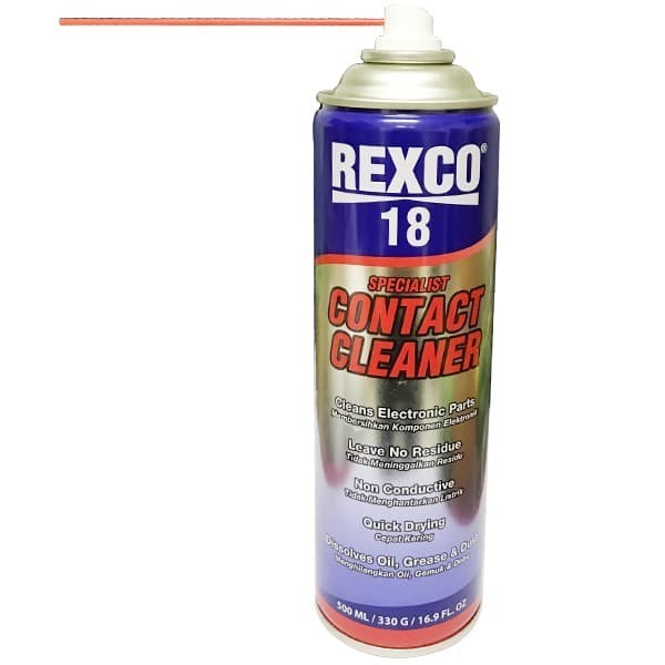 Jual Rexco 18 Contact Cleaner 500 ML Elektrik & Elektronik Pembersih ...