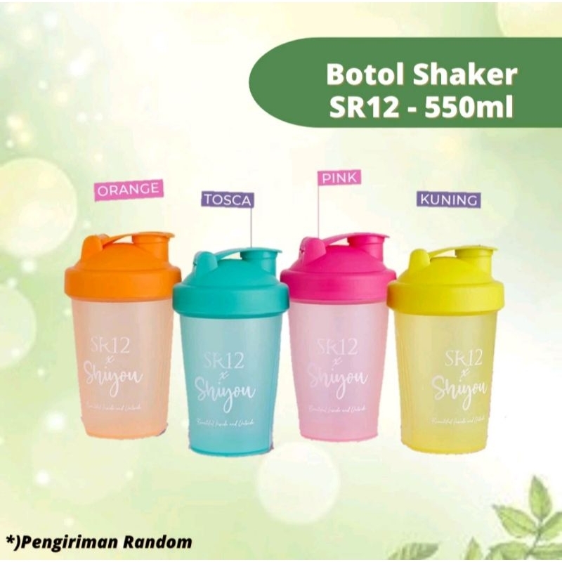 Jual Botol Shaker SR12 / Botol Tumbler Kemasan Praktis Ukuran 550ml ...