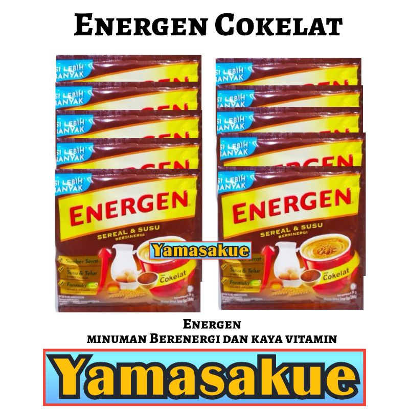 Jual Energen Cokelat kemasan Renceng ( 10 Sachet ) | Shopee Indonesia