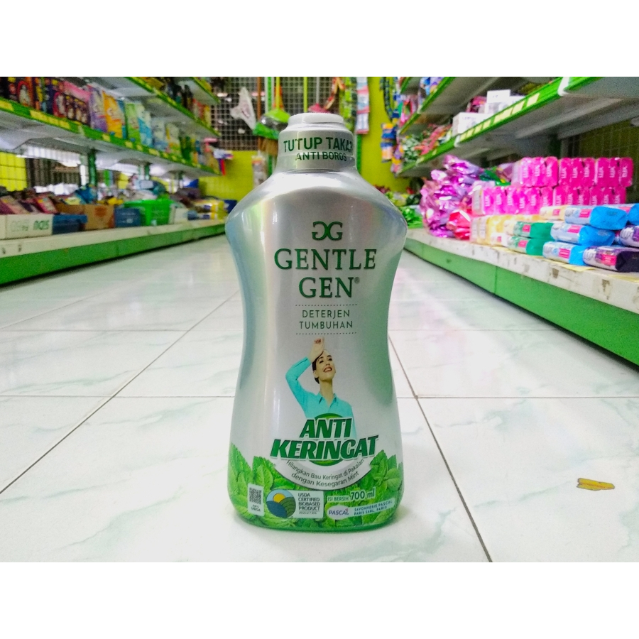 Jual Deterjen Cair Gentle Gen Anti Keringat 700ml (silver) | Shopee ...