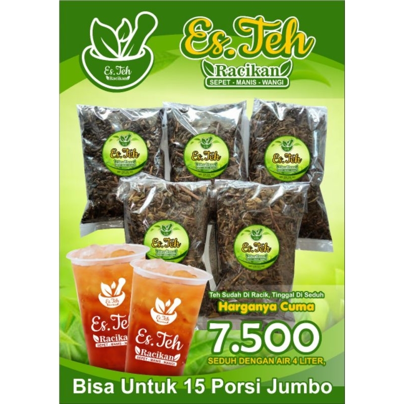 Jual Daun Teh Racikan (wangi,sepet, kentel) bisa untuk 15porsi jumbo ...