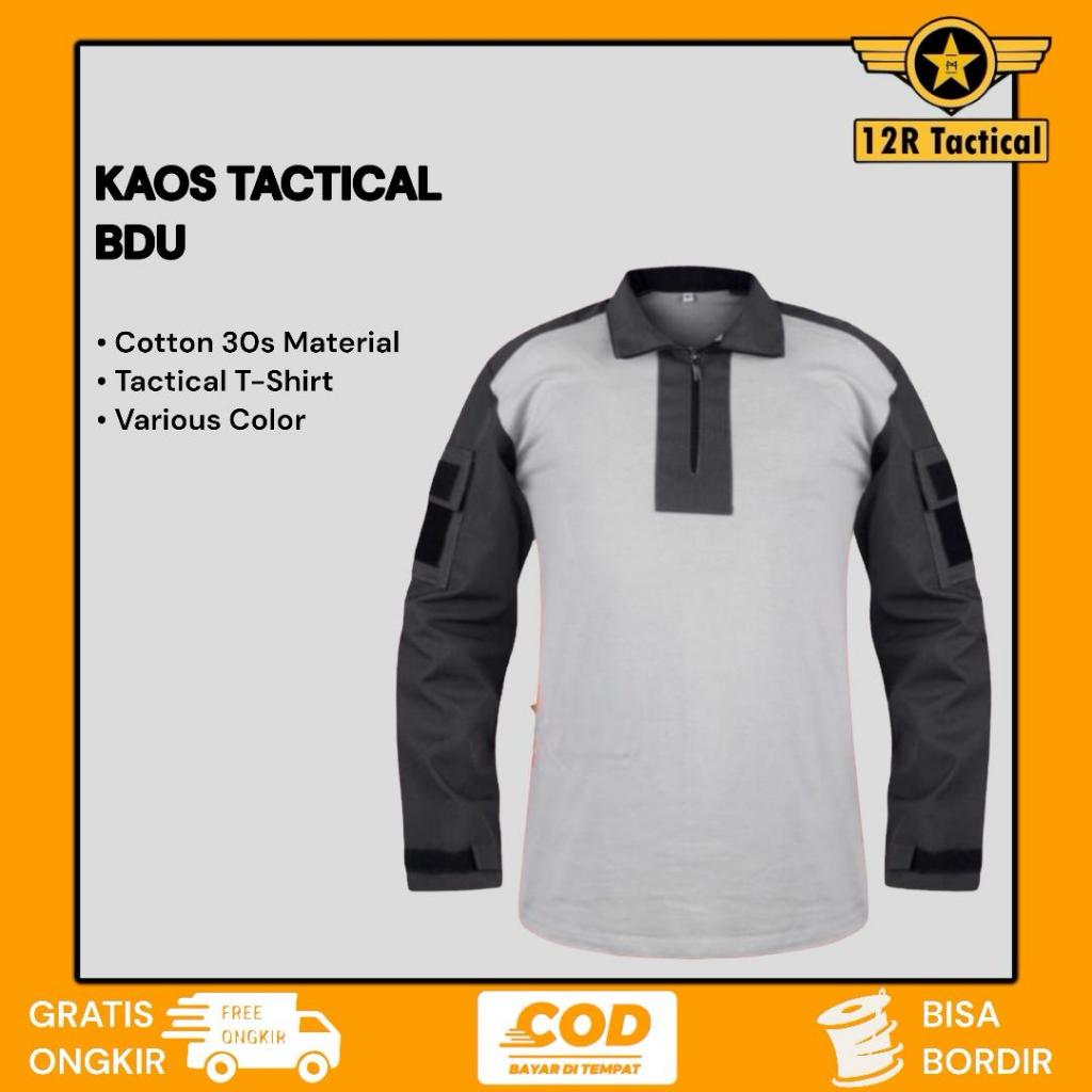 Jual BDU Series - Kaos Tactical Lapangan PDL Outdoor Lengan Panjang | Shopee Indonesia