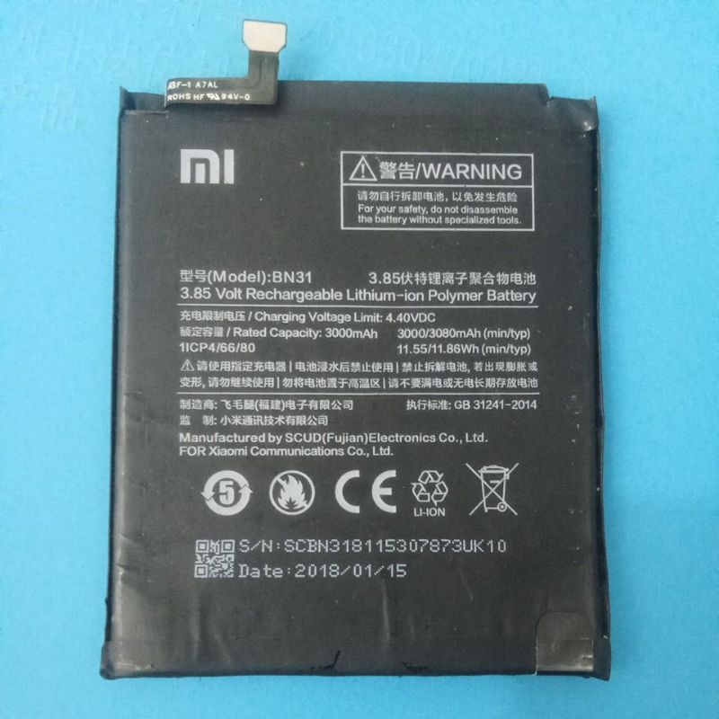 Jual Baterai Redmi Note 5A / Redmi Note 5A Pro / Mi 5X / Mi A1 / Redmi ...