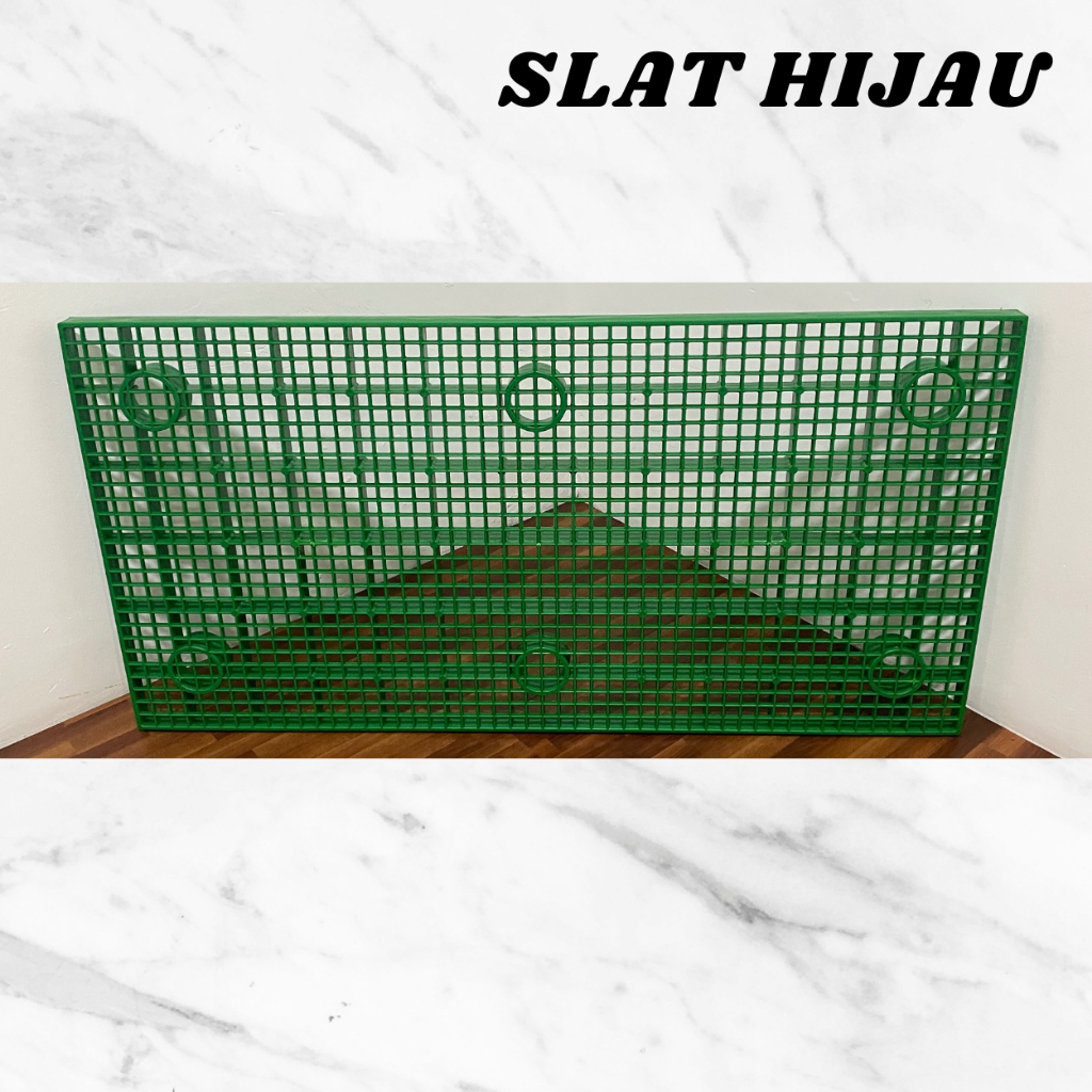 Jual SLAT PLASTIK ALAS KANDANG AYAM (HIJAU) | Shopee Indonesia