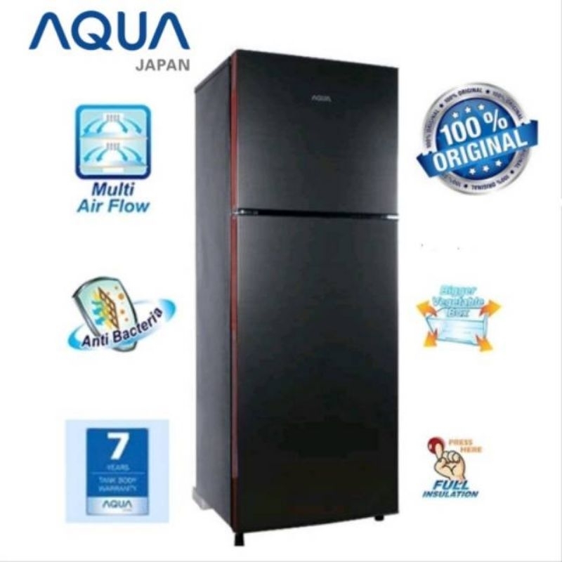 Jual Kulkas Aqua 2 Pintu AQR D251 | Shopee Indonesia