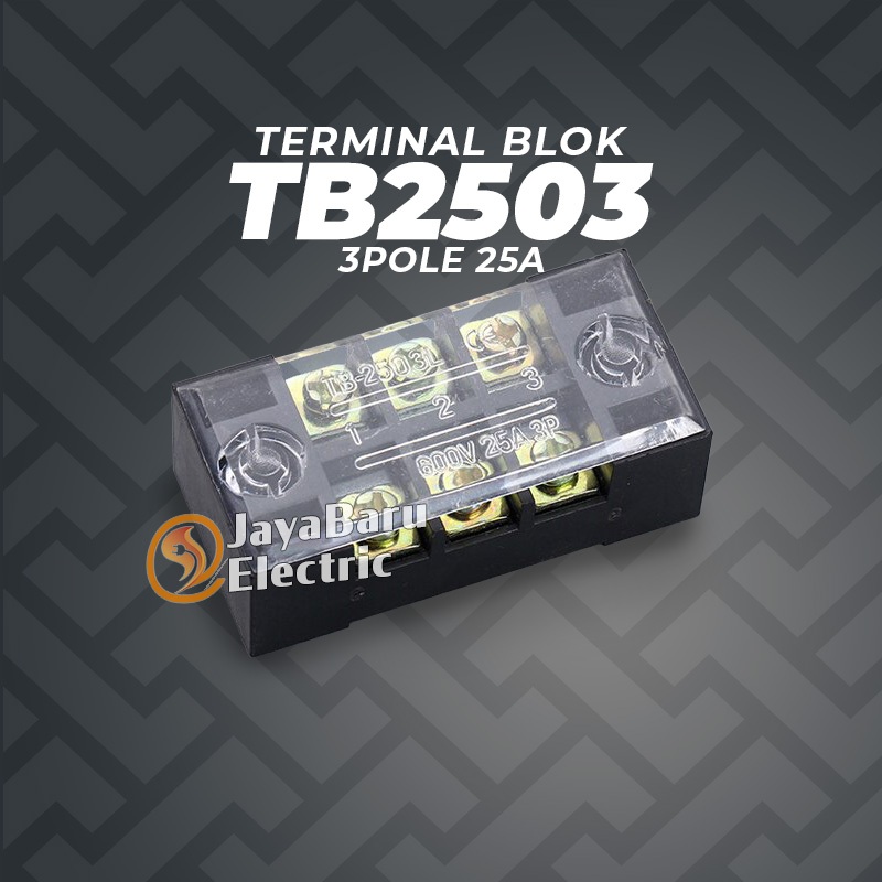 Jual Terminal Block Terminal Blok Kaca 3P 3Pole 3 Pole 25A TB2503 TB ... Jual Terminal Block Terminal Blok Kaca 3P 3Pole 3 Pole 25A TB2503 TB ...