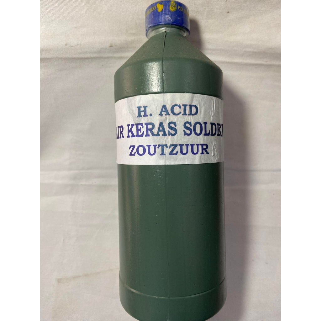 Jual Cairan HCL / Air Keras / Cairan Pembersih / Air Keras Solder Zoutzuur | Shopee Indonesia