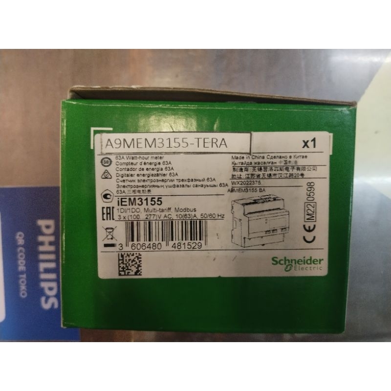 Jual kwh meter digital Schneider 3Phase a9mem3155 iem3155 | Shopee ...