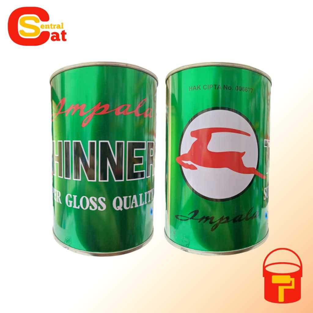 Jual THINNER THINER IMPALA PENGENCER CAT MINYAK BESI KAYU TINER IMPALA 1 LITER | Shopee Indonesia