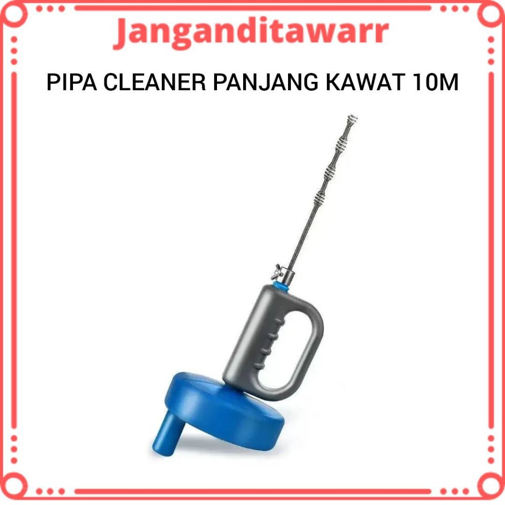 Jual Pipe Cleaner alat pembersih saluran pipa mampet 10 meter Kawat Pembersih Pipa Mampet 10 ...
