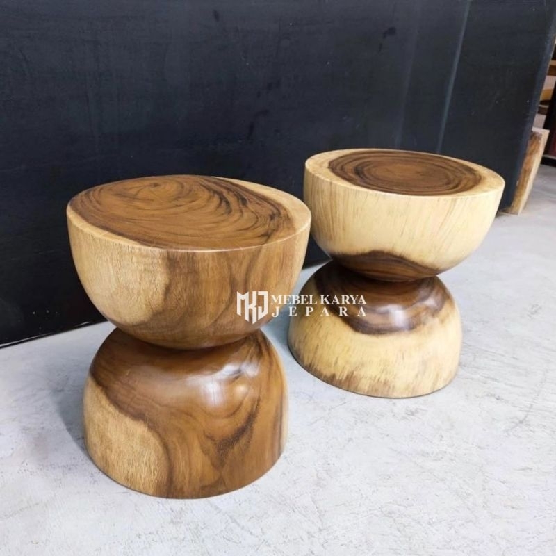 Jual Kursi Stool Kayu Trembesi Suar Solid | Shopee Indonesia