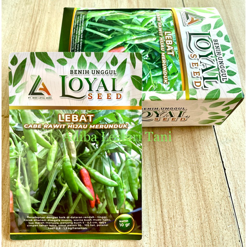 Jual Benih Cabe Rawit LEBAT 10 Gram - Cabai Rawit Hijau Merunduk ( Type ...