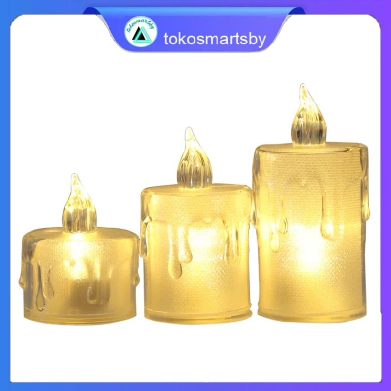 Jual LAMPU LILIN AESTHETIC LED LILIN HIAS LAMPU PAJANGAN ELECTRIK WARM ...