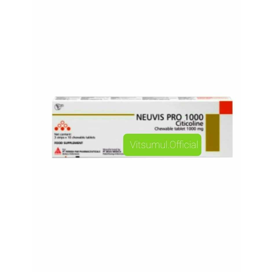 Jual Neuvis pro 1000 tablet kuyah - membantu mengatasi penurunan ...