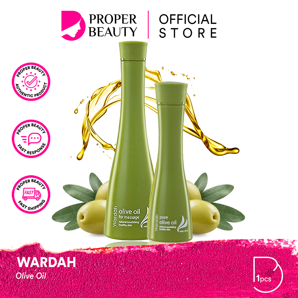 Jual WARDAH Olive Oil Indonesia / Minyak Pijat Wajah & Tubuh / Pure For ...