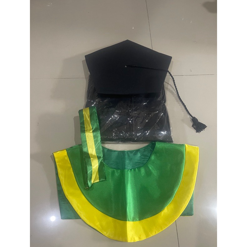 Jual ART A7Q baju Toga Wisuda KAIN Gabardin Set Lengkap Dengan Topi ...