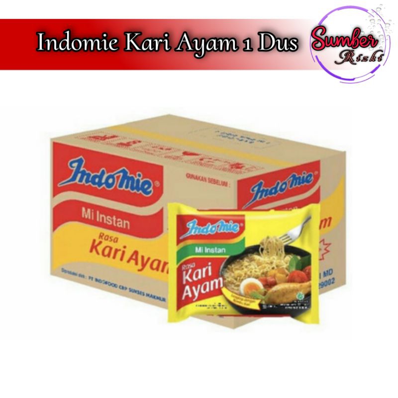 Jual Indomie Kari Ayam 1 Dus ( 40 PCS ) | Shopee Indonesia
