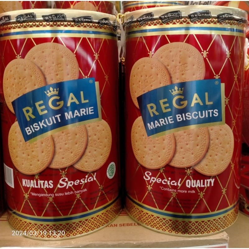 Jual BISKUIT MARIE REGAL SPESIAL KALENG 1000gr | Shopee Indonesia