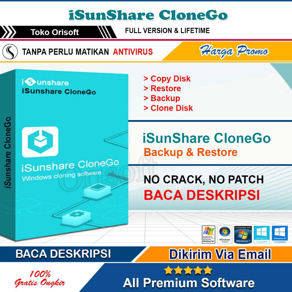 Jual iSunShare CloneGo Cloning Disk Dari HDD Lama ke HDD Baru | Shopee ...