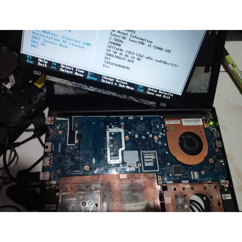 Jual Motherboard Laptop Lenovo ThinkPad E470 14" Intel i5-7200U 2.5GHz 01EN | Shopee Indonesia