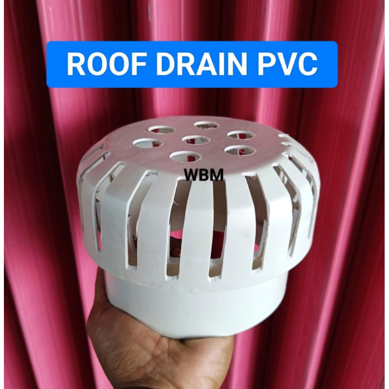 Jual Roof Drain pvc 5" inchi saringan talang 5 inchi | Shopee Indonesia