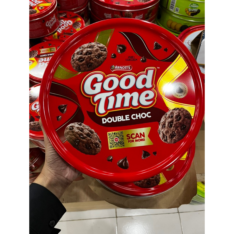 Jual Good Time Double Choc 277gr | Kue Lebaran Kaleng | Shopee Indonesia