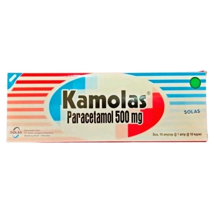 Jual KAMOLAS - Paracetamol 500mg (100's /Dus) | Pamol 500mg | Shopee ...
