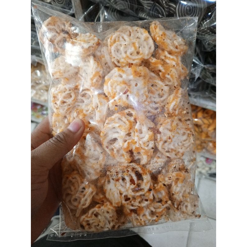 Jual Sebring Kerupuk Rafael Kembang Sebring Pedas 200 gram - Snack ...