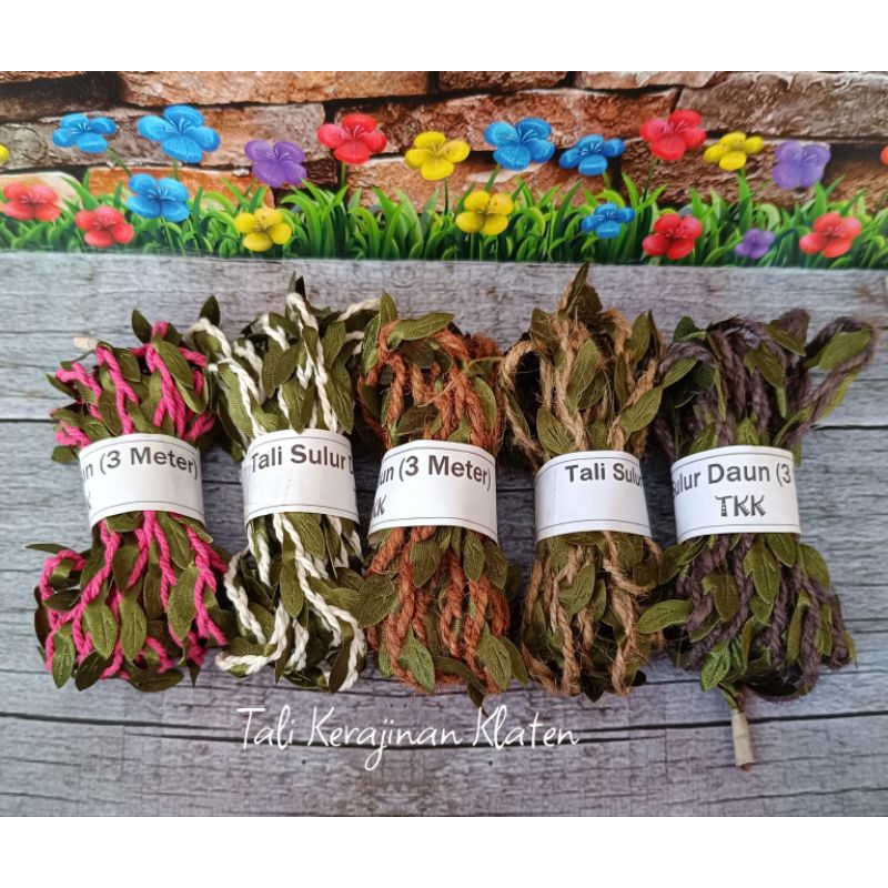 Jual Tali goni pita daun / sulur daun / daun rambat / tali goni daun ...