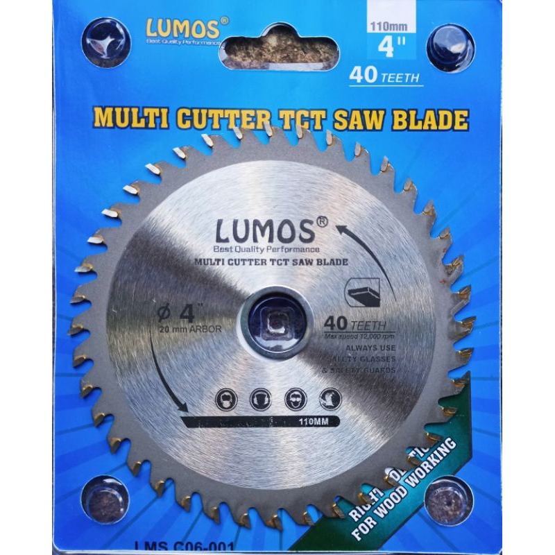 Jual LUMOS Multi Cutter TCT Saw Blade 4" Bulat | Mata Pemotong Kayu ...