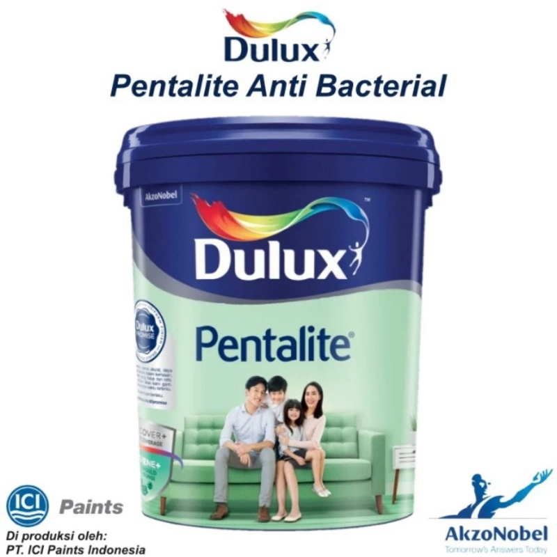 Jual Dulux Pentalite Antibac 2.5 LTR / Galon warna tinting | Shopee ...