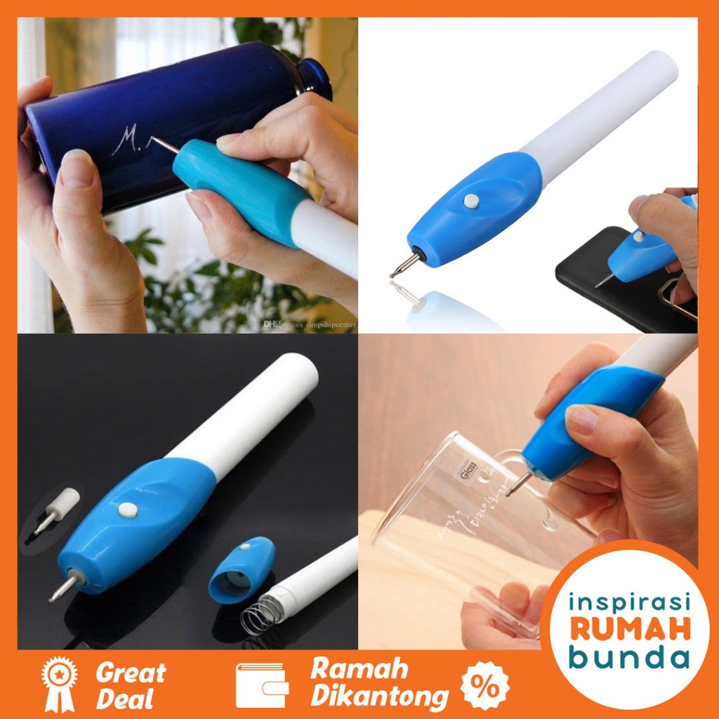 Jual Engrave It Alat Ukir Pengukir Grafir Kain Kayu Besi Engrave Ukiran ...