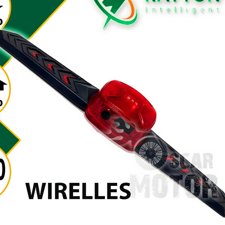 Jual NEW LAMPU HELM MOTOR WIRELESS 5 IN 1 RTD M01E RAYTON SEN RUNNING ...