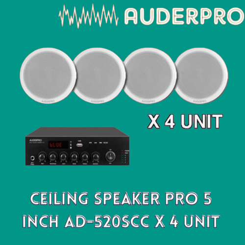 Jual SOUND SYSTEM AUDERPRO CAFE CEILING SPEAKER PRO 5 INCH CS6AM DENGAN ...