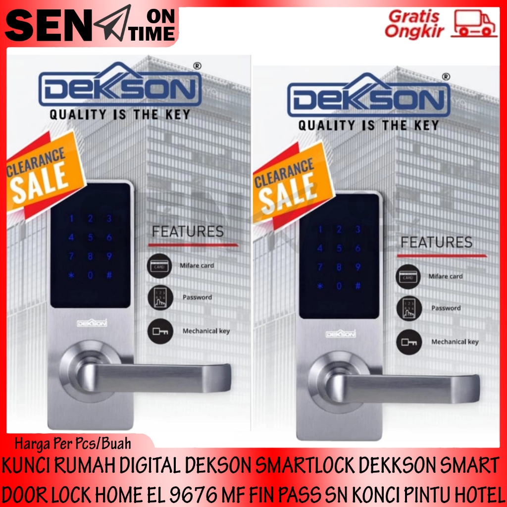 Jual DEKSON SMARTLOCK PIN FIN PASS SN SMART DOOR LOCK DEKKSON HOME EL ...