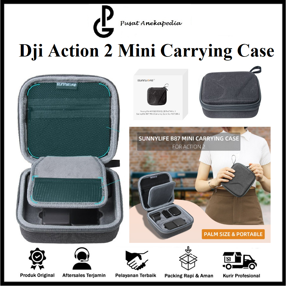 Jual Dji Action 2 Mini Carrying Case - Action 2 Storage Bag - Action 2 ...
