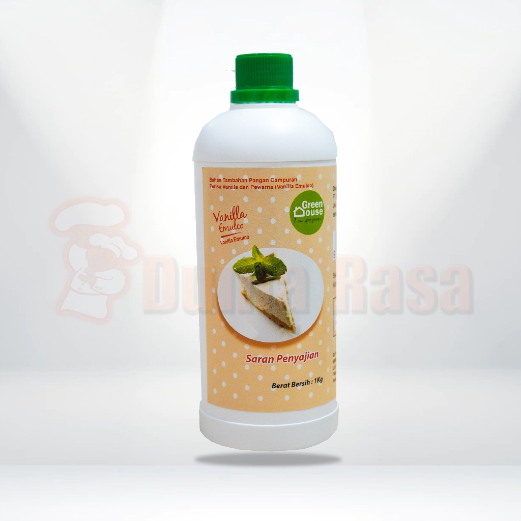 Jual Vanilla Paste Emulco 1kg - Green House | Shopee Indonesia