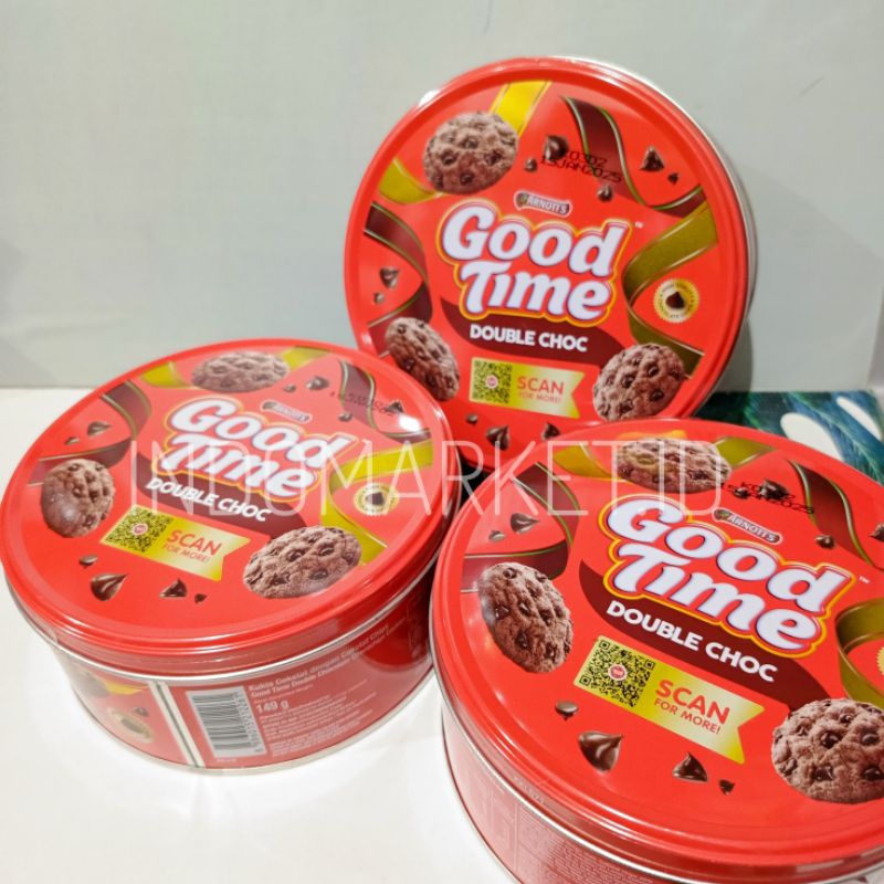 Jual INDOMARKET.ID / Good time double choc 149g/Good time kaleng/Good ...