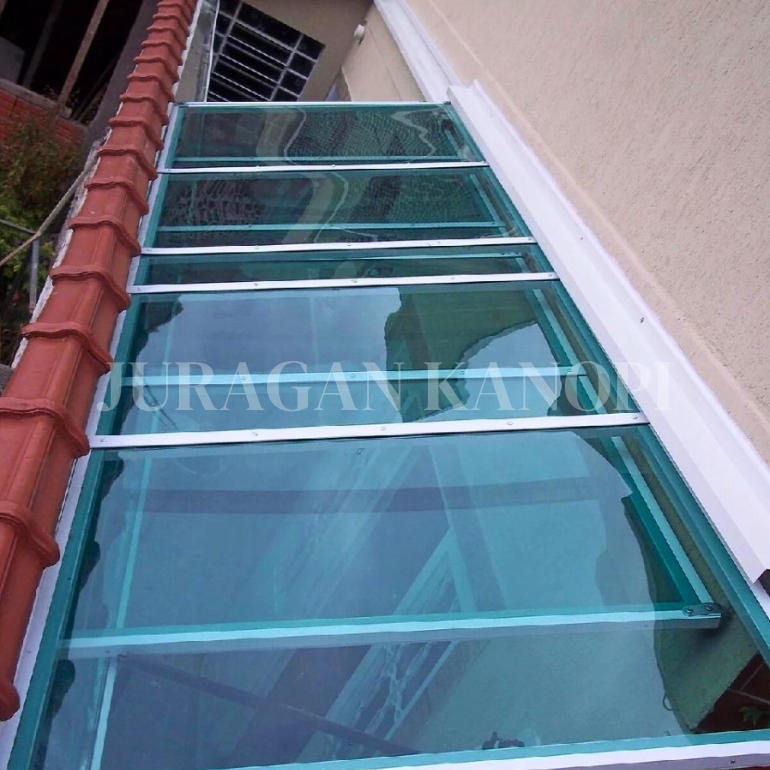 Jual kanopi sliding otomatis / kanopi geser / kanopi slide kaca ...