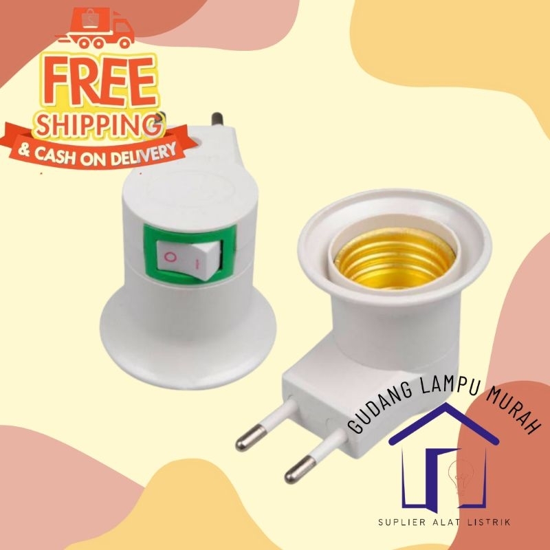 Jual Fiting Colok + Saklar Fitting Colok Saklar Fiting Lampu Tidur ...