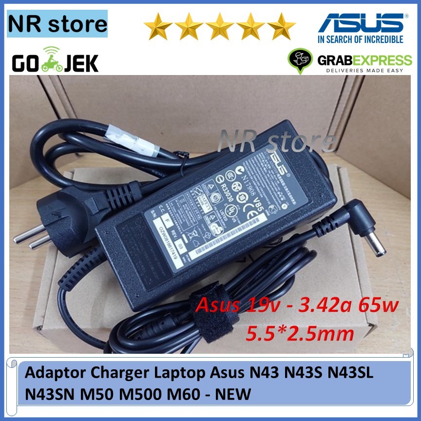 Jual Adaptor Charger Laptop Asus N43 N43S N43SL N43SN M50 M500 M60 ...