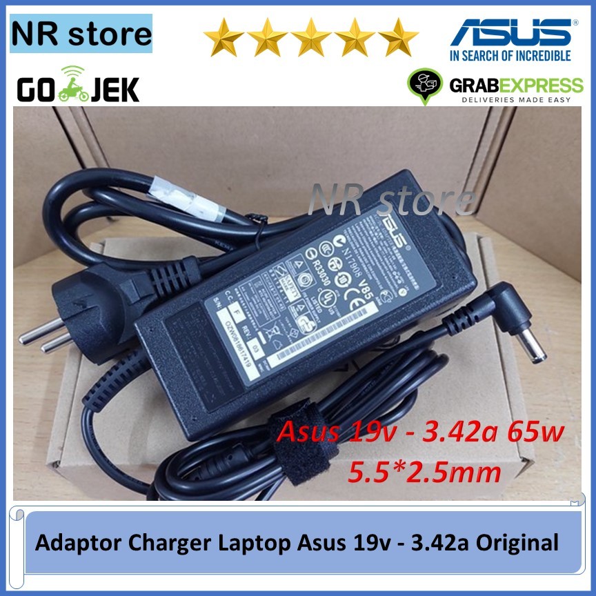 Jual Adaptor Charger Laptop Asus 19v - 3.42a Original | Shopee Indonesia