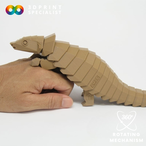 Jual Articulated Pangolin Toy Mainan Anak Trenggiling Fleksibel ...