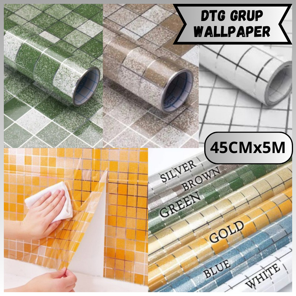 Jual DTG GRUP Sticker Dapur Anti Air, Anti Minyak Uk 45CM X 5M dan 60CM ...