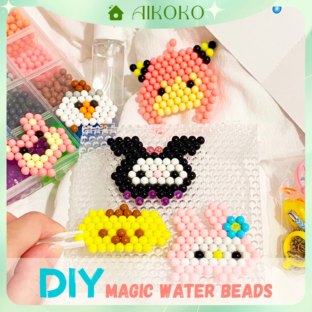 Jual 3000 pcs Mainan Anak Manik DIY 1 Set Barang Kerajinan Manik ...