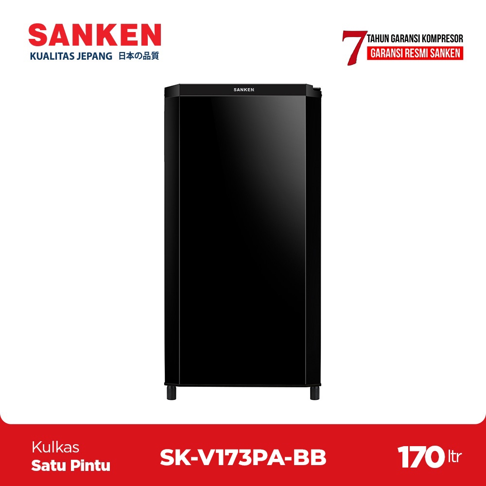 Jual Sanken Kulkas Satu Pintu SK-V173PA-BB Hitam | Shopee Indonesia